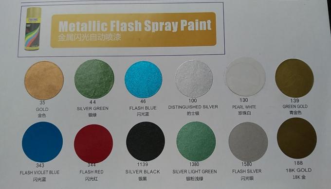 Quick Drying Metallic Spray Paint For Metal Decoration Various Colors ...